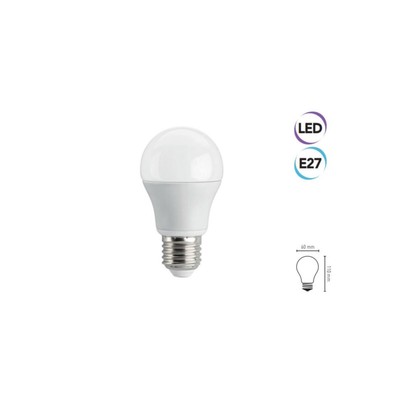 Lampadina LED 6W E27 400 lumen bianco caldo classe A+ Electraline 63292 ...