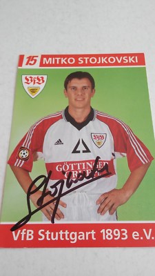 SEHR SELTEN: Autogrammkarte Mitko Stojkovski VfB Stuttgart (Rabatt ...