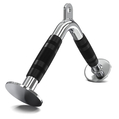 V-Shaped Push Down Bar Universal Cable Machine Attachment. V Shape for ...