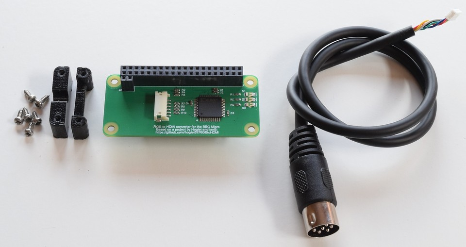 RGB to HDMI RGB2HDMI Raspberry Pi Hat for Acorn BBC Microcomputer | eBay UK