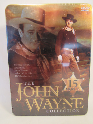 John Wayne Collection 5 DVDs Metal Tin Box Set 15 Movies BRAND NEW SEALED 628261013791| eBay