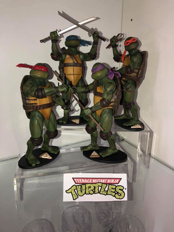 10 x Teenage Mutant Ninja Turtles (TMNT) - Action Figure Display Stands ...