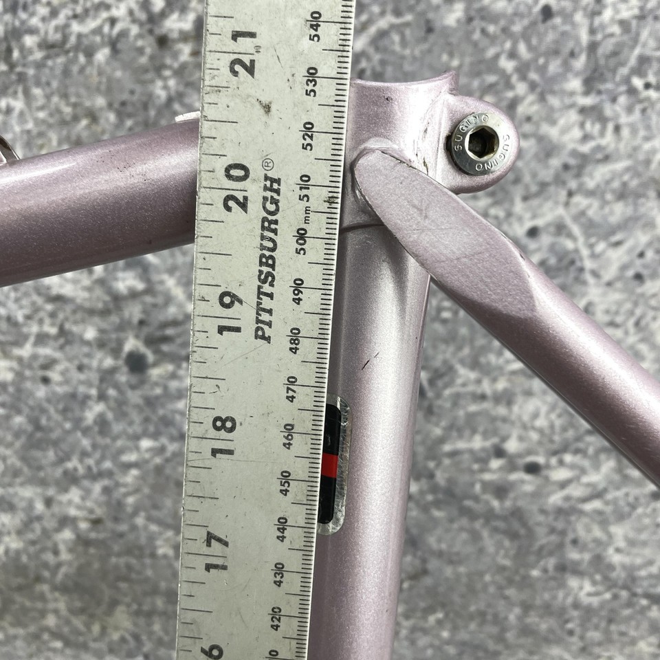 Vintage Takara Tribute Road Bike Frame 53cm Pink Tange 900 CrMo Steel ...