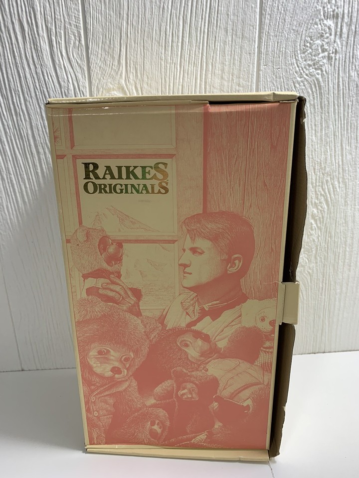Roberts Raikes Baby Juliet Doll Hand Carved Wood With Wicker Basket W ...