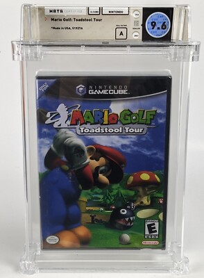 Graded Mario Golf Toadstool Tour Nintendo GameCube Target Tour WATA 9.6 ...