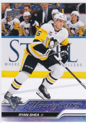 2023-24 Upper Deck Series 2 Young Guns Ryan Shea Rookie Pittsburgh ...