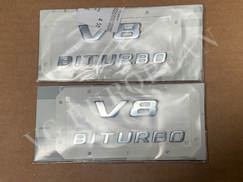 Mercedes Benz G-Class Genuine Fender "V8 Biturbo" Emblem Decal Badge ...