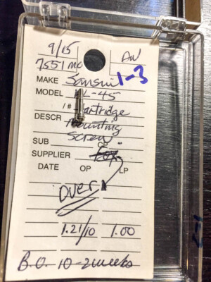 *NEW, NOS* Turntable / Record Player P-Mount Adapter Cartridge Mounting ...