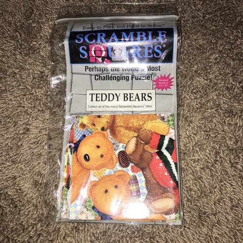 Teddy Bears Scramble Squares 9 Piece Puzzle B Dazzle Inc Brown Toy ...