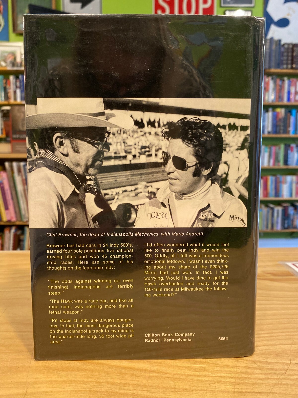 Indy Five Hundred 500 Mechanic by Joe Scalzo and Brawner 1975 Hardcover ...