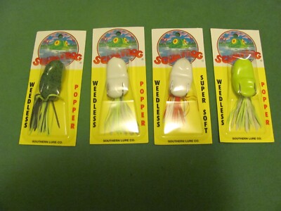 4 Southern Lure Co. SCUM FROG Topwater Weedless Lures. | eBay