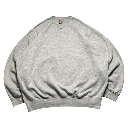 Vintage Nike Sweatshirt Crewneck Team Center Check Swoosh Gray Men’s ...