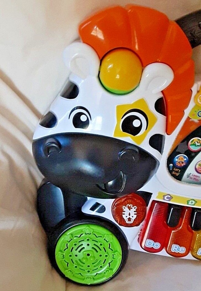 Vtech 4 in 1 Zoo Jamz Piano Zebra Sing Play Instruments Microphone ...