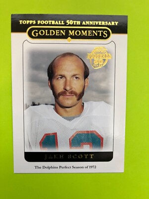 2005 Topps #321 Jake Scott Miami Dolphins Golden Moments NrMt | eBay