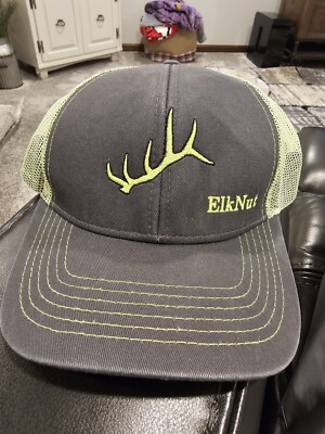 Elk Nut Hunting Hat Cap Snapback Trucker (@) | eBay
