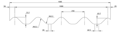 Foam Fillers Eaves Infills Cape Monad Corrugated Profile Fibre Cement ...