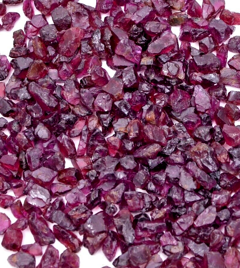 200 Cts Natural Red Garnet Rough Loose Gemstone Rough Lot | eBay