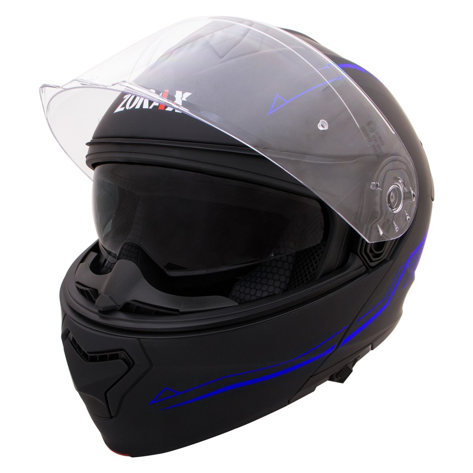 ZORAX 838 Motorcycle DVS Filp Up Helmet Scooter Crash Motorbike | eBay