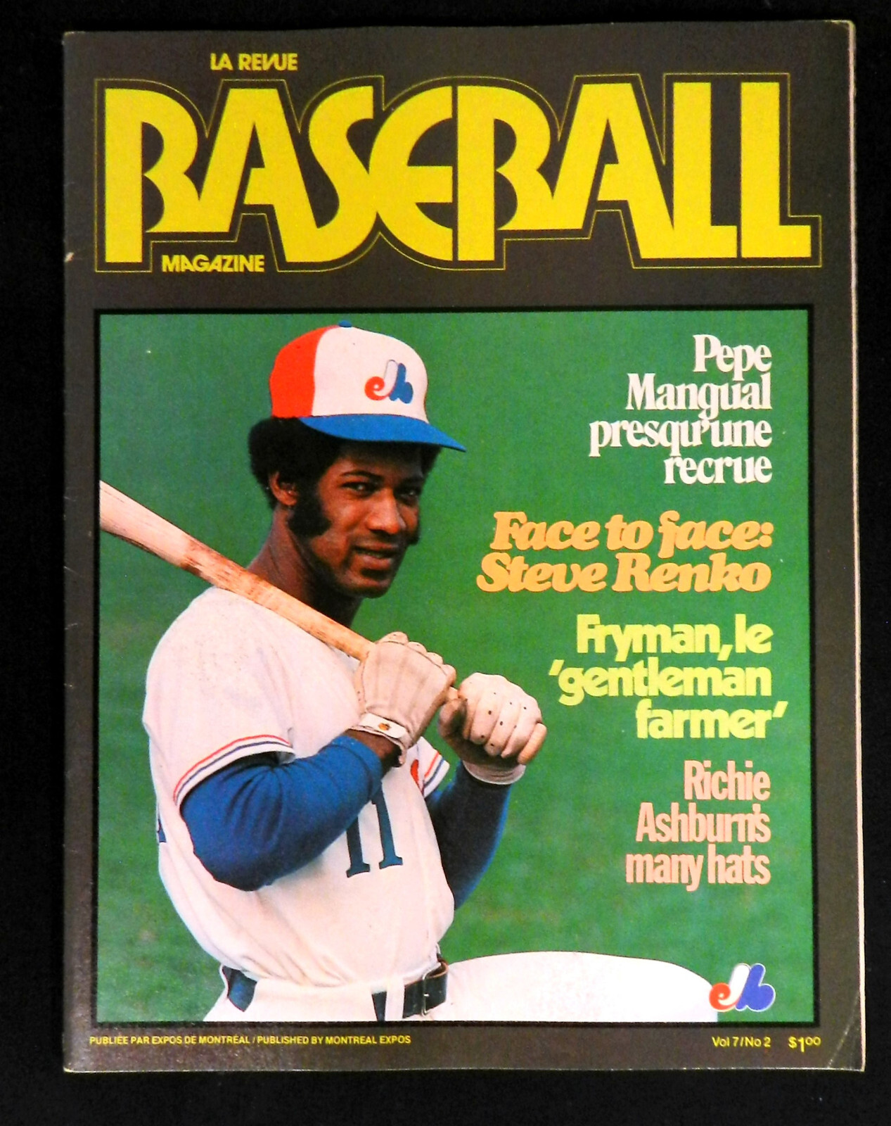 1975 Montreal Expos MLB Baseball Magazine Pepe Manqual i | eBay