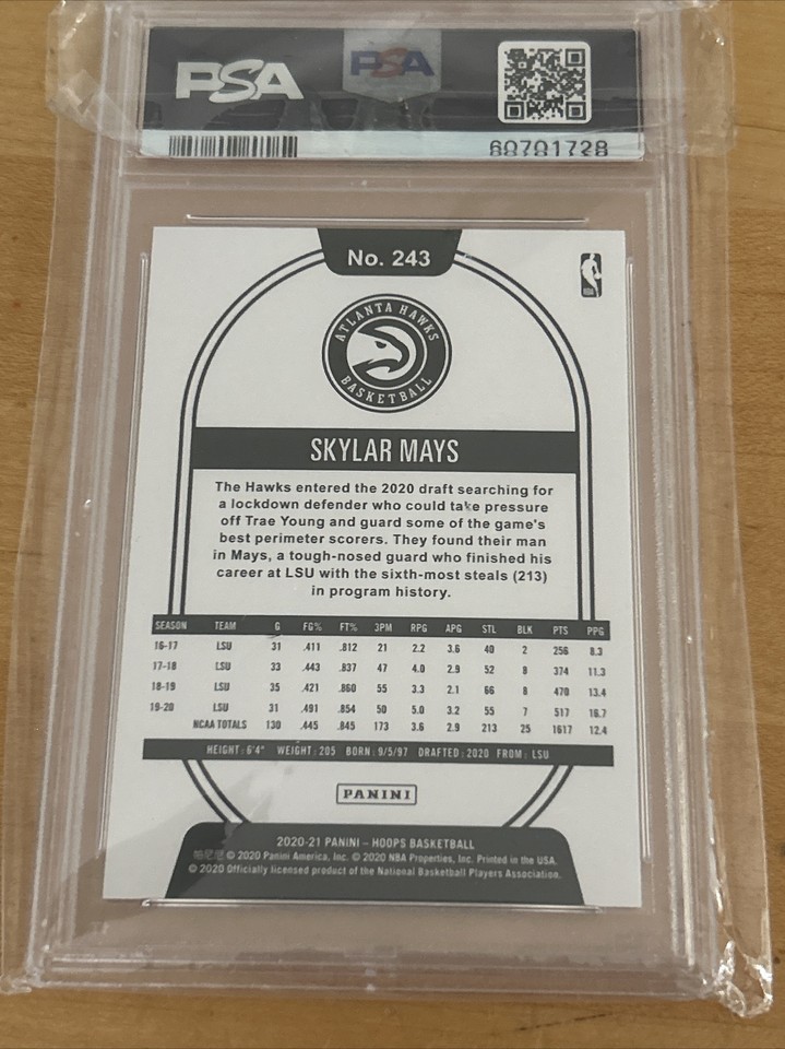 Skylar Mays PSA 10 NBA Hoops 2022 Rc Rookie Card Gem Mint | eBay