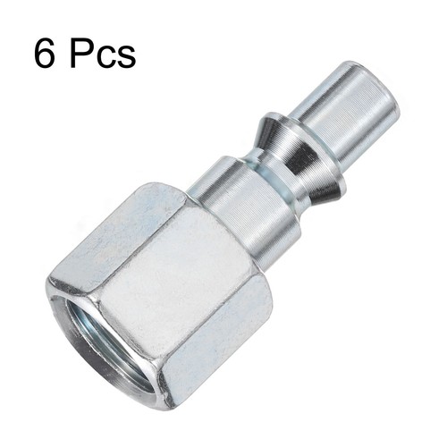 6pcs 1/4" NPT Female Air Plug A Style A Type Plugs for Air Compressors ...