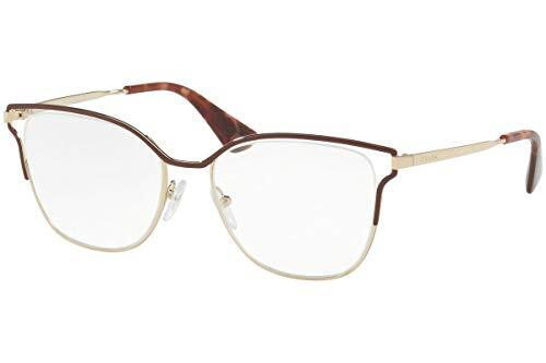 Prada 0PR 54UV Bordeaux/Pale Gold 53x17x145mm | eBay