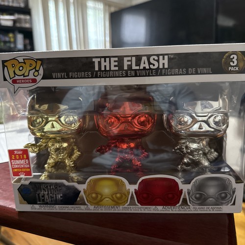 Funko Pop! Vinyl: DC Universe - JLM- 3 Pack- The Flash Sdcc (Exclusive ...