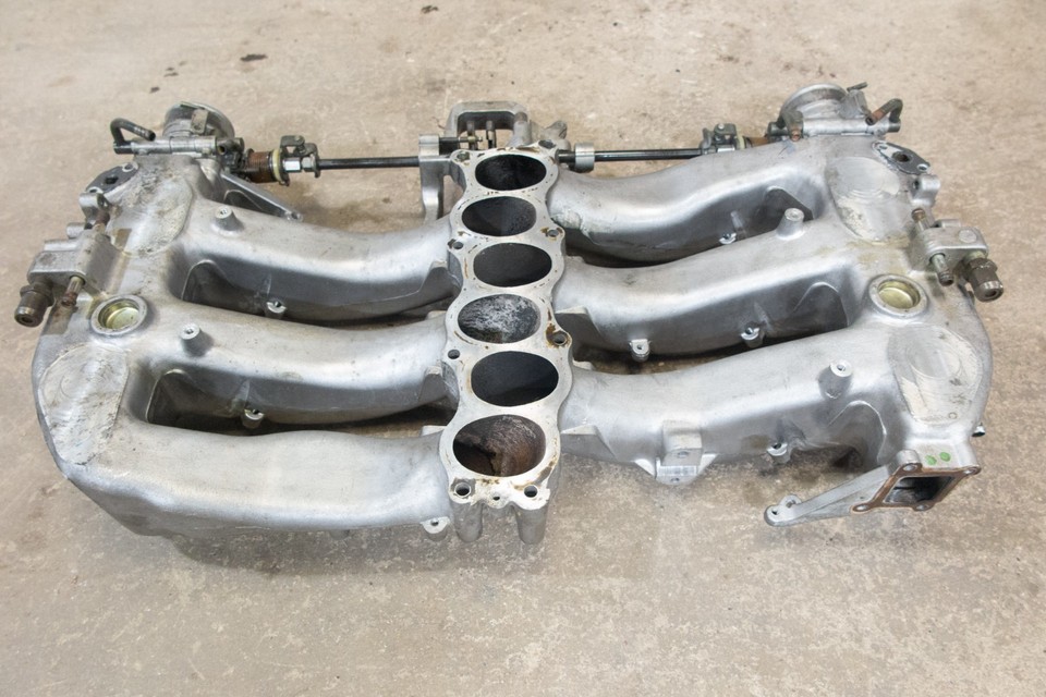 1990-95 NISSAN 300ZX NON TURBO ENGINE UPPER INTAKE PLENUM MANIFOLD OEM ...