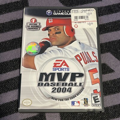 MVP Baseball 2004 (Nintendo GameCube, 2004) Tested complete in box ...