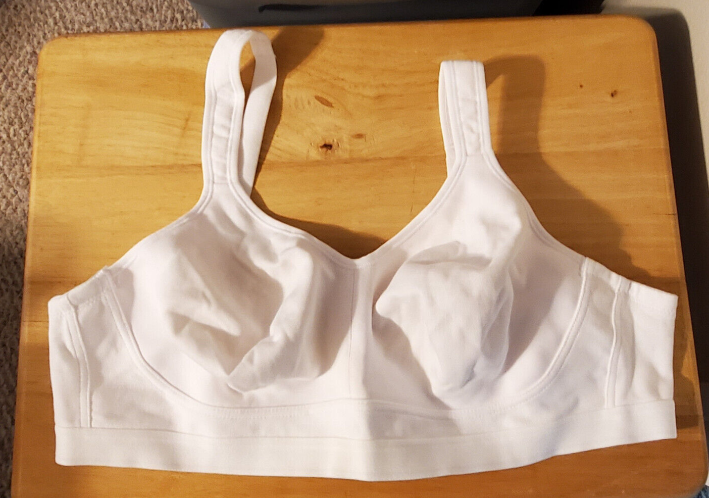 Just My Size Wirefree Bra (White)--size 40C | eBay