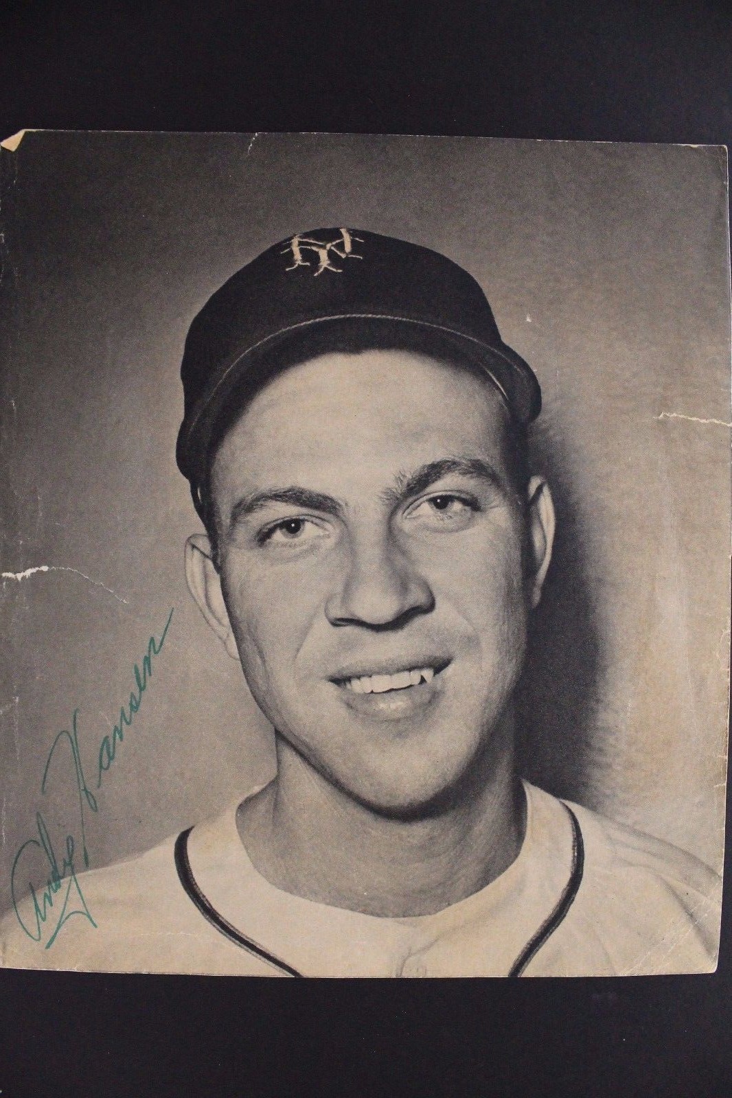 Andy Hansen (d.02) NY Giants Autographed 6x7 Signed Vintage Photo JSA ...