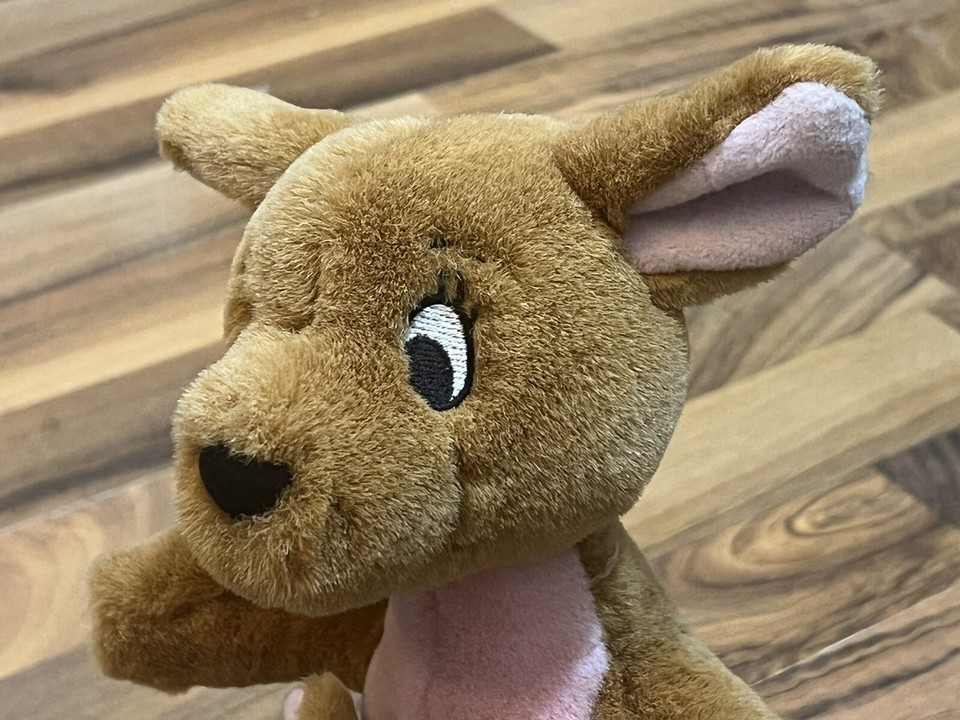 Disney Winnie The Pooh KANGA kangaroo & Baby Joey ROO Plush Super Rare ...
