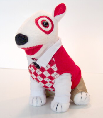 Target Dog Plush Preppy Argyle Dog Stuffed Toy Bullseye - Very Rare | eBay