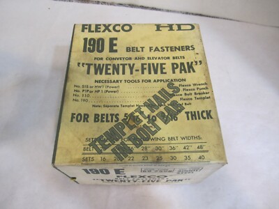 Flexco 190E Belt Fasteners 25pk #20001 | eBay