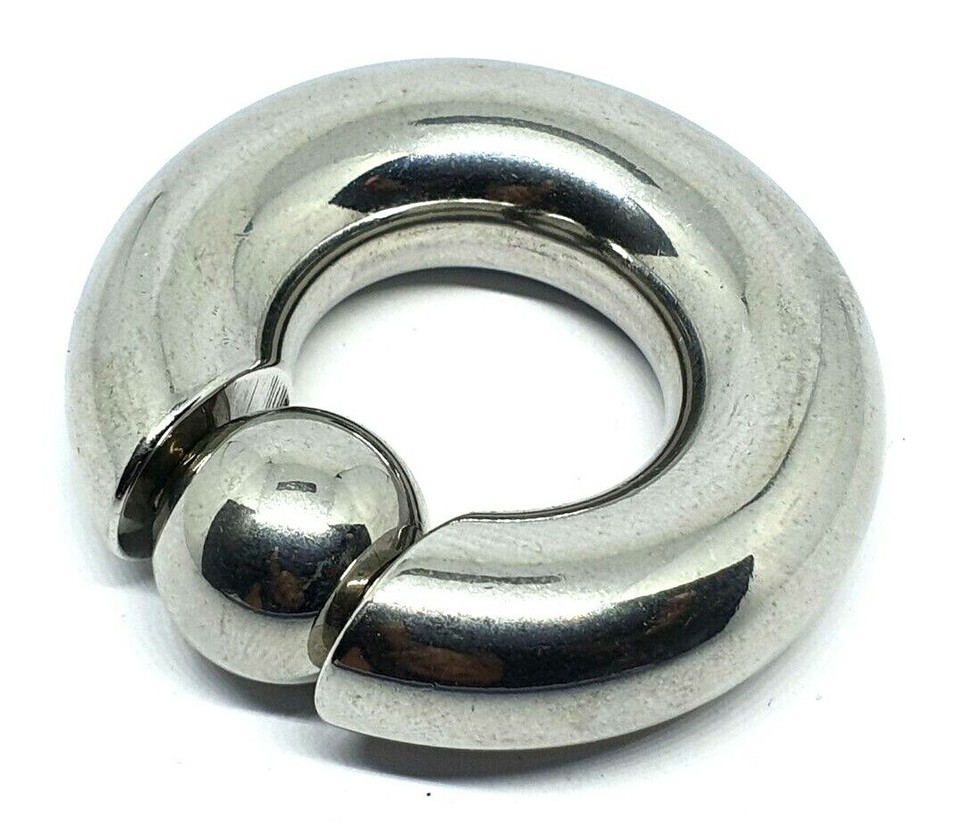 Prince Albert Easy Fit Heavy 43mm BCR Ring 0000g (12mm) 14mm Ball ...