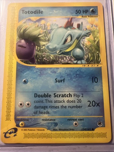 Totodile - 134/165 - Expedition Base Set E-Series - Pokemon Card | eBay
