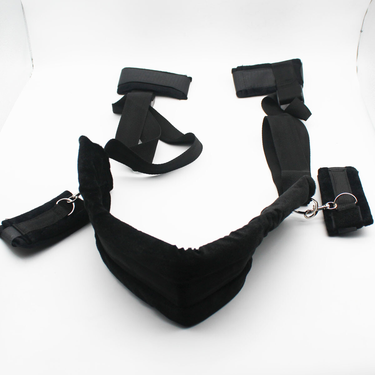 Open Leg Straps Bed Restraints Bondage Handcuffs Ankle Cuffs Slave BDSM ...