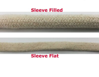 4mm 6mm 8mm Cotton Cover Cable Wire Braided Tube Sleeving Textile ...