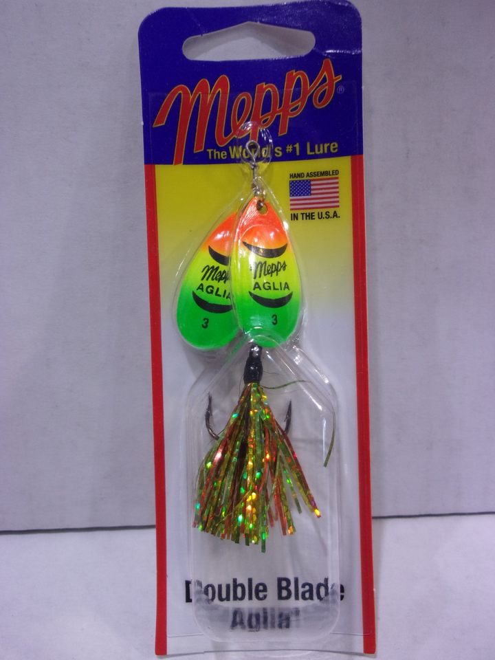 Mepps Dressed Double Blade Aglia spinner size 3 5/16 oz Choose your ...