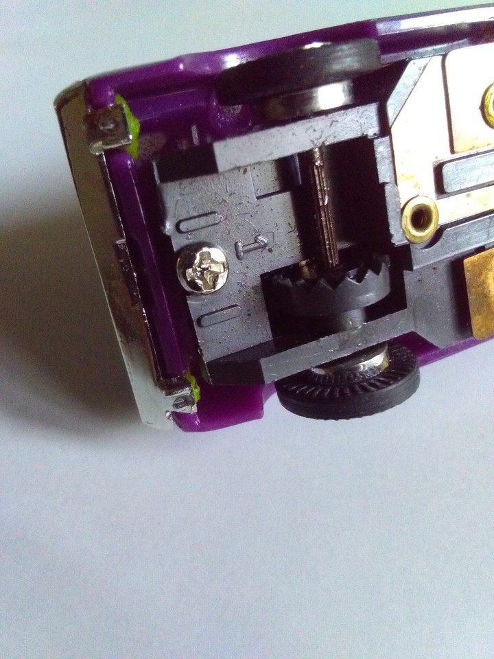 MODEL MOTORING HO SLOT CAR 1960's FORD MUSTANG PURPLE HARDTOP AURORA T ...