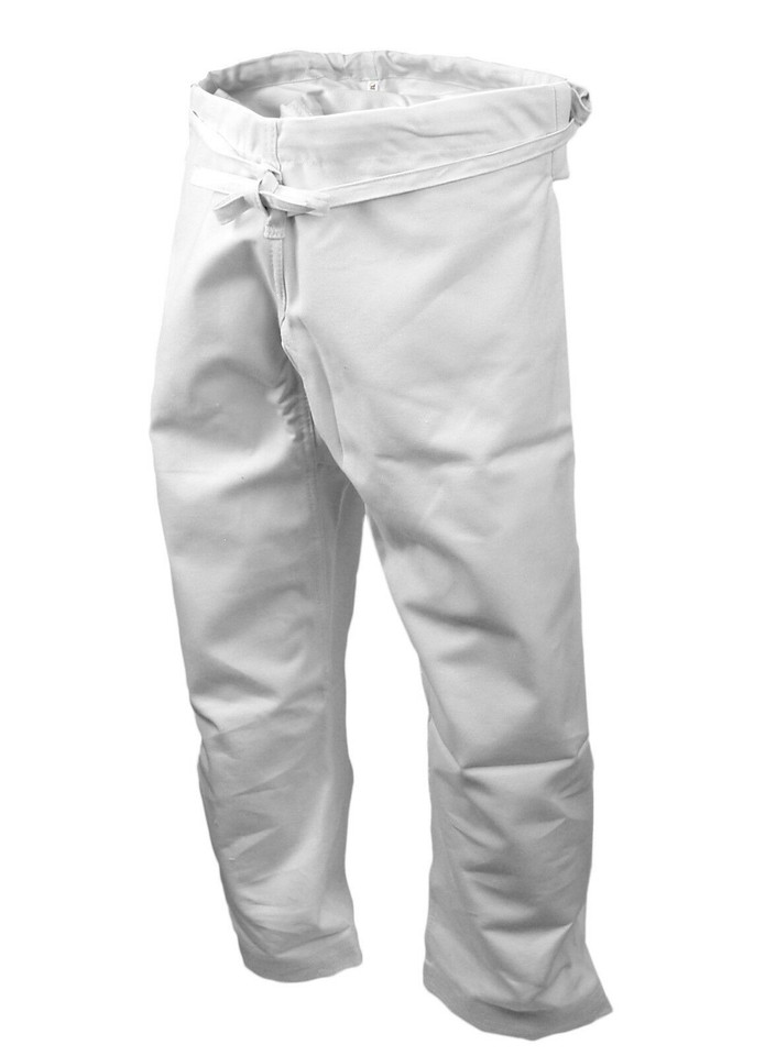 12 oz Tang Soo Do Uniform Karate Gi White with Black Heavy Weight Dobak ...