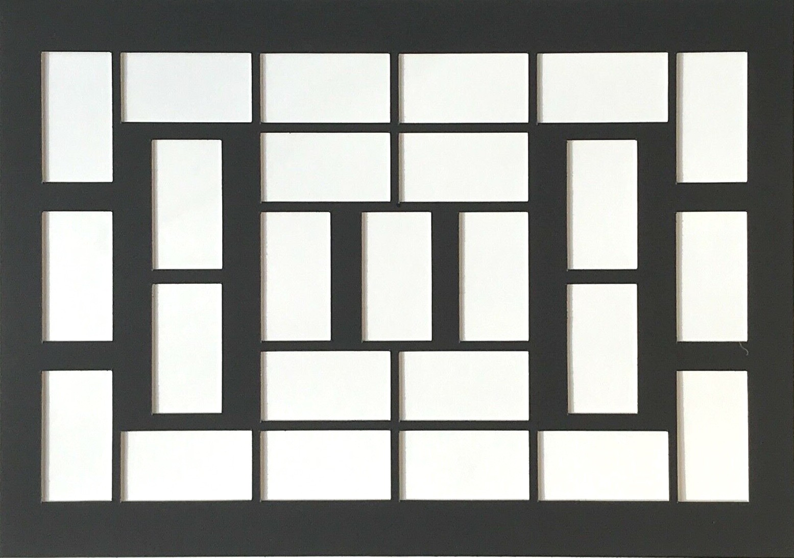 STANDARD SIZE 25 CIGARETTE CARD MOUNT 13H/12V or 12H/13V - Fits an A3 ...