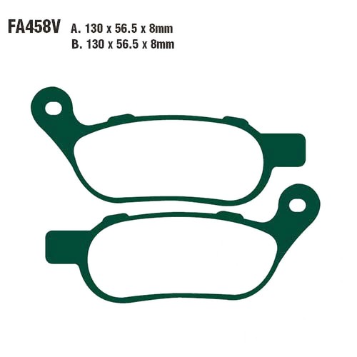 Paire Plaquettes EBC Hh FA458HH 732.18.05 Flstfbs S 1800 Fat Boy 2016 ...