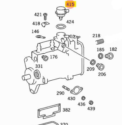 Genuine Mercedes-Benz Vacuum Box Injection Pump A0000704653 for sale ...