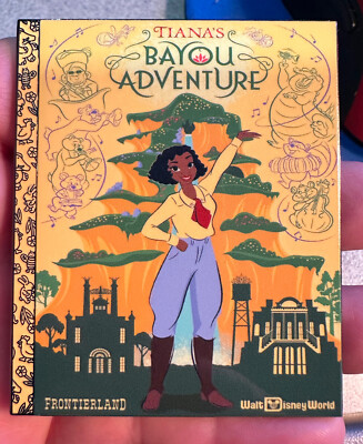 PIN TIANA'S BAYOU ADVENTURE LITTLE GOLDEN BOOK 3" JUMBO FANTASY PIN ...