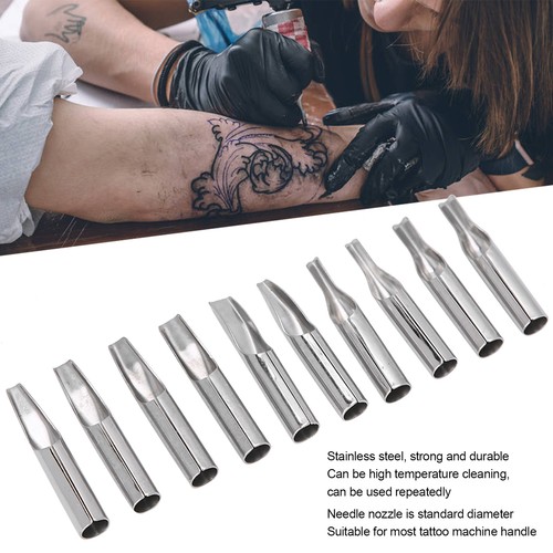20pcs Tattoo Tip Kit Stainless Steel Tattoo Needle Tips 5FT/ 7FT/ 9FT ...