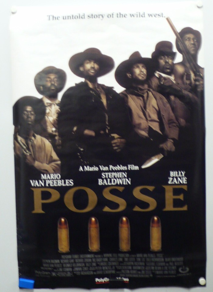 POSSE 1993 Mario Van Pebbles, Stephen Baldwin, Billy Zane, Charles Lane ...
