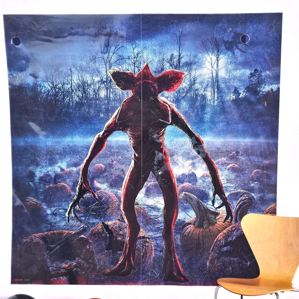 STRANGER THINGS Halloween Backdrop & Party Banners Demogorgon Theme ...