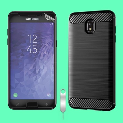 Resistant Anti-Dirt TPU Case Screen Protector f Samsung Galaxy J7 2018 ...
