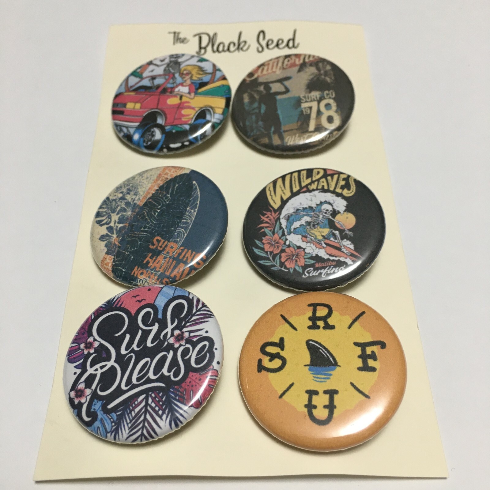 Surfing Buttons Pins Pinback Badges Backpacks Jackets (S6C) | eBay